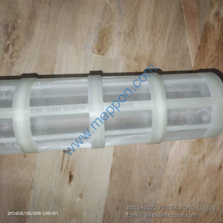 801140321 FILTER XCMG DL210KV, DL210KVII LW200K, LW200KV, LW300FN, LW300FV, LW300KN, LW300KV ...